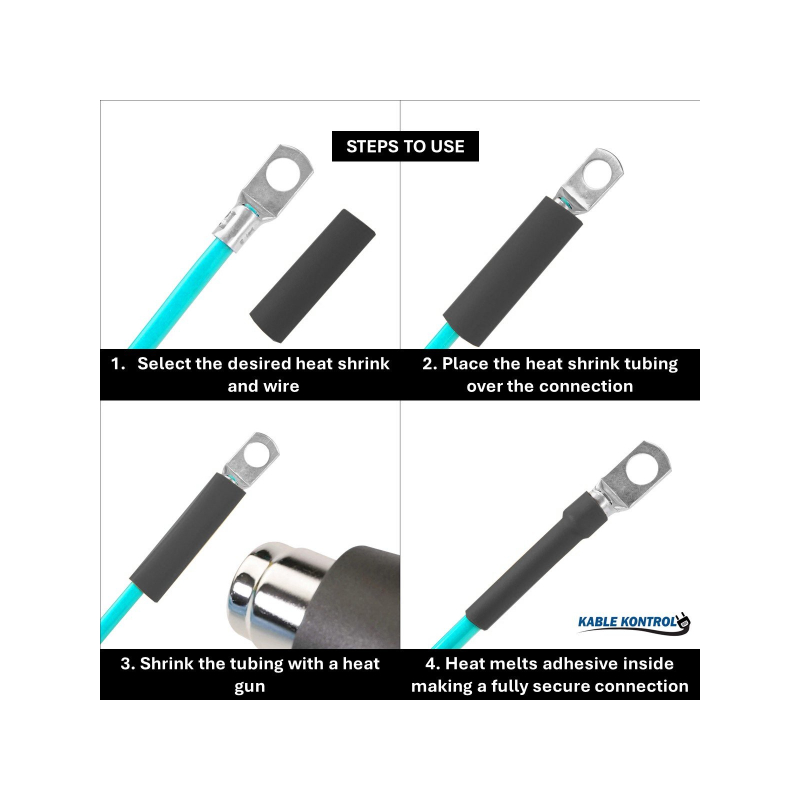 2:1 - Dual Wall Polyolefin Heat Shrink Tubing